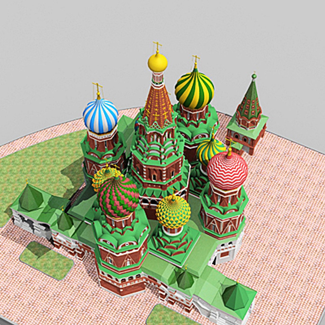 Saint Basil Cathedral 3d Model