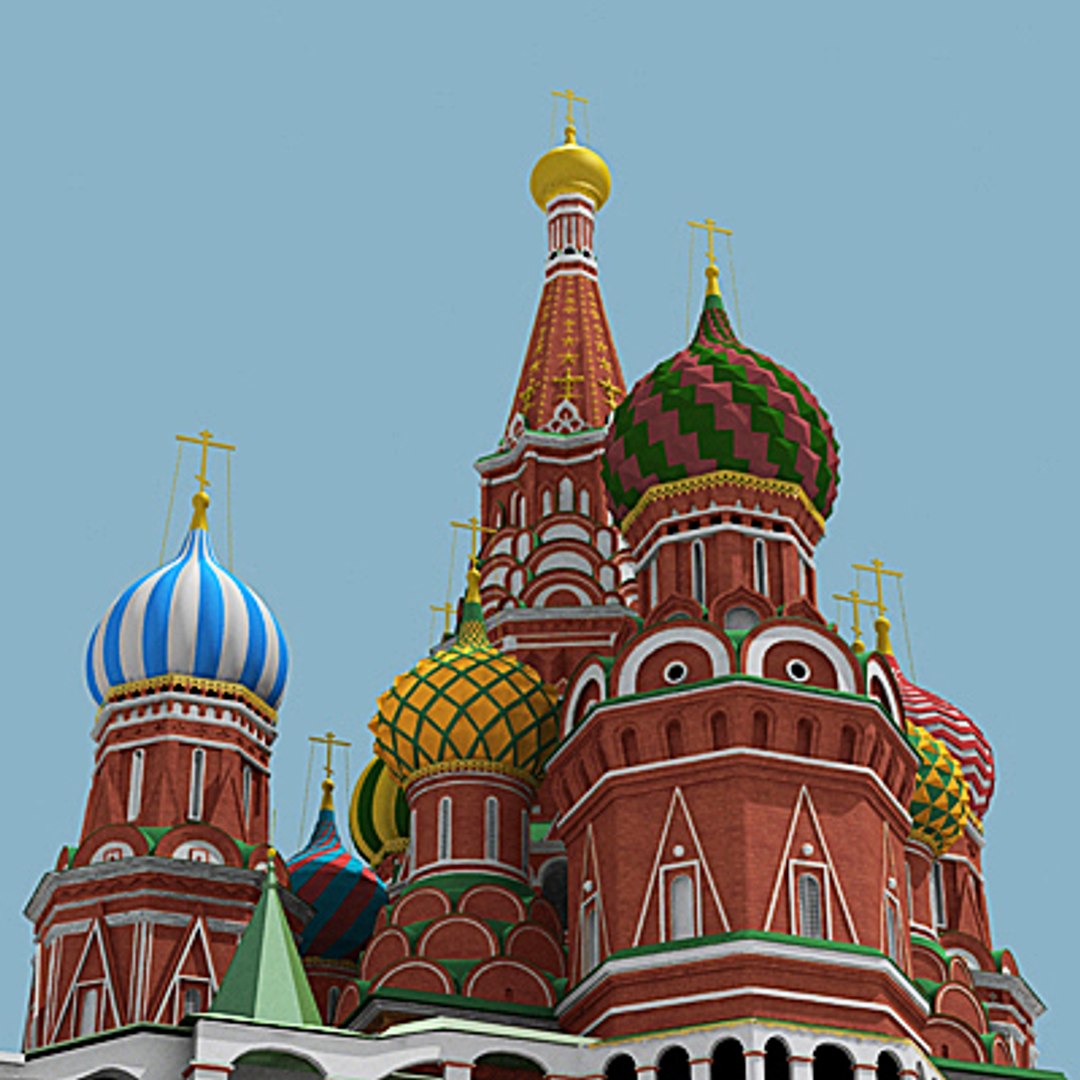 Saint Basil Cathedral 3d Model
