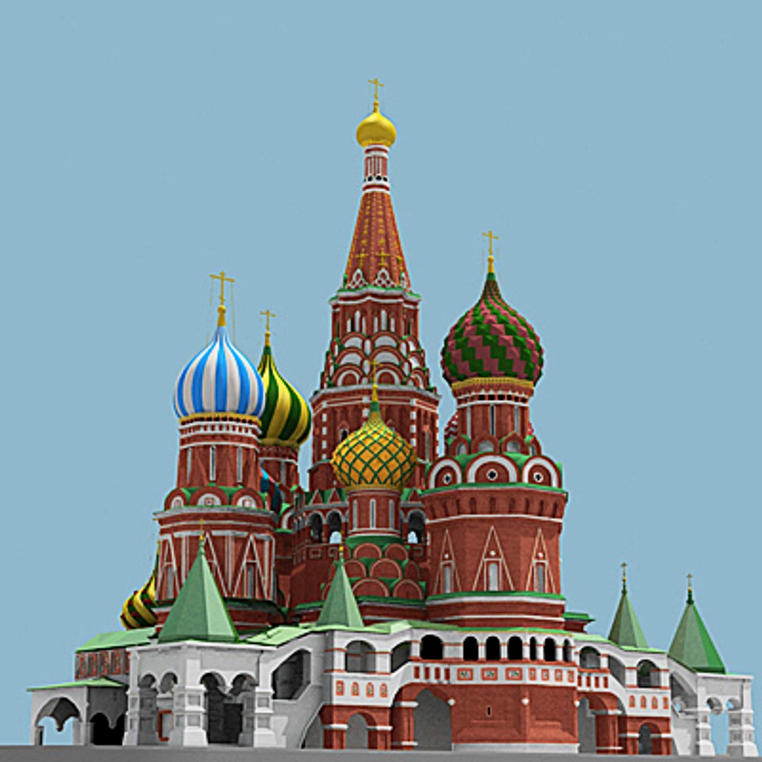 Saint Basil Cathedral 3d Model