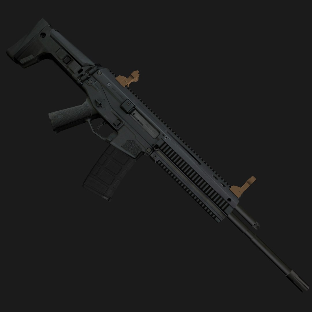 Bushmaster Rifle 3d Max