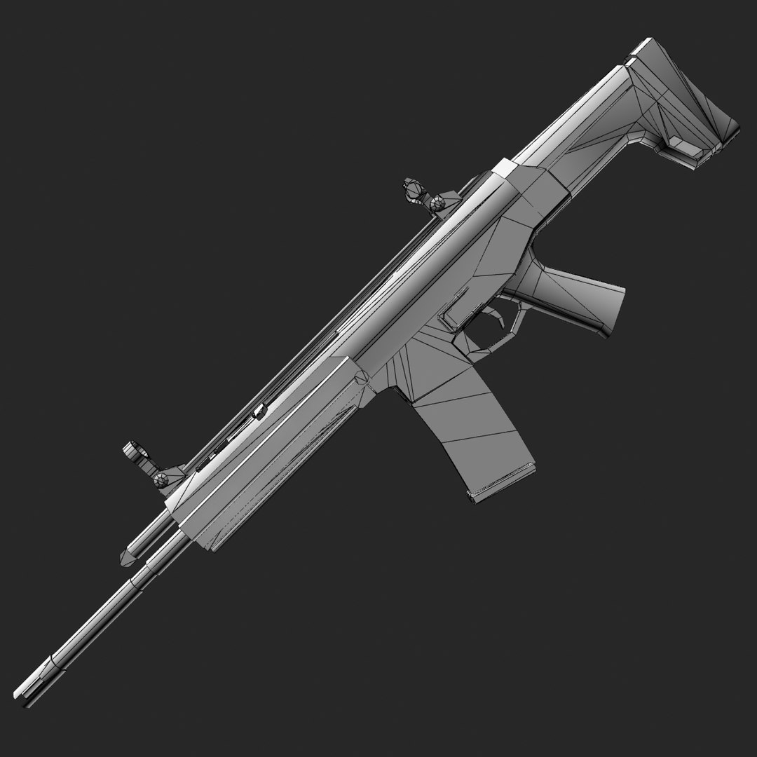 bushmaster rifle 3d max
