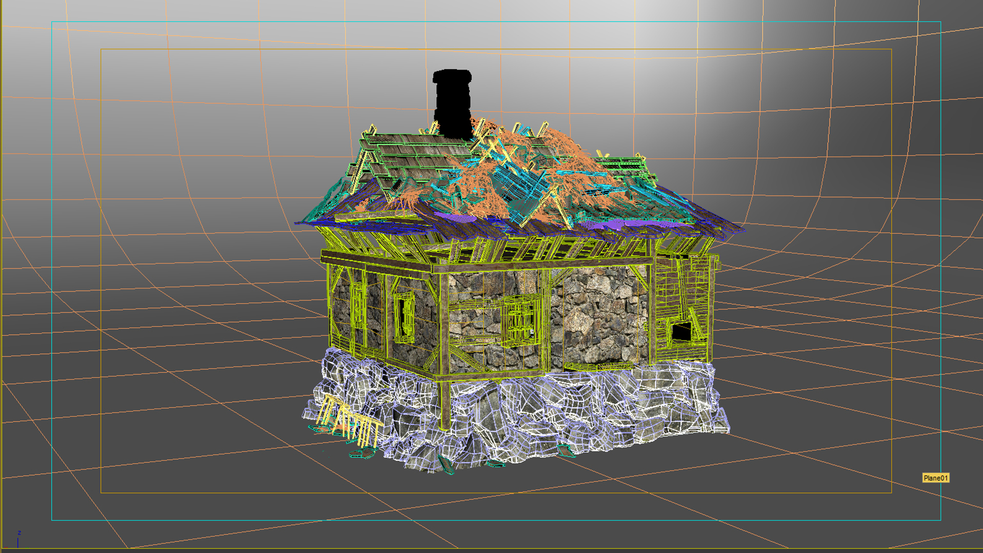 3d shack model