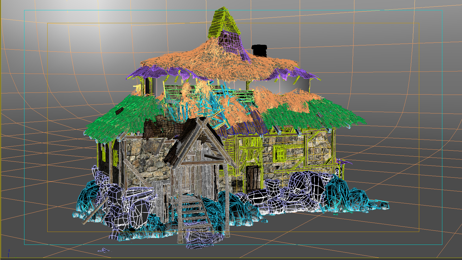 3d shack model