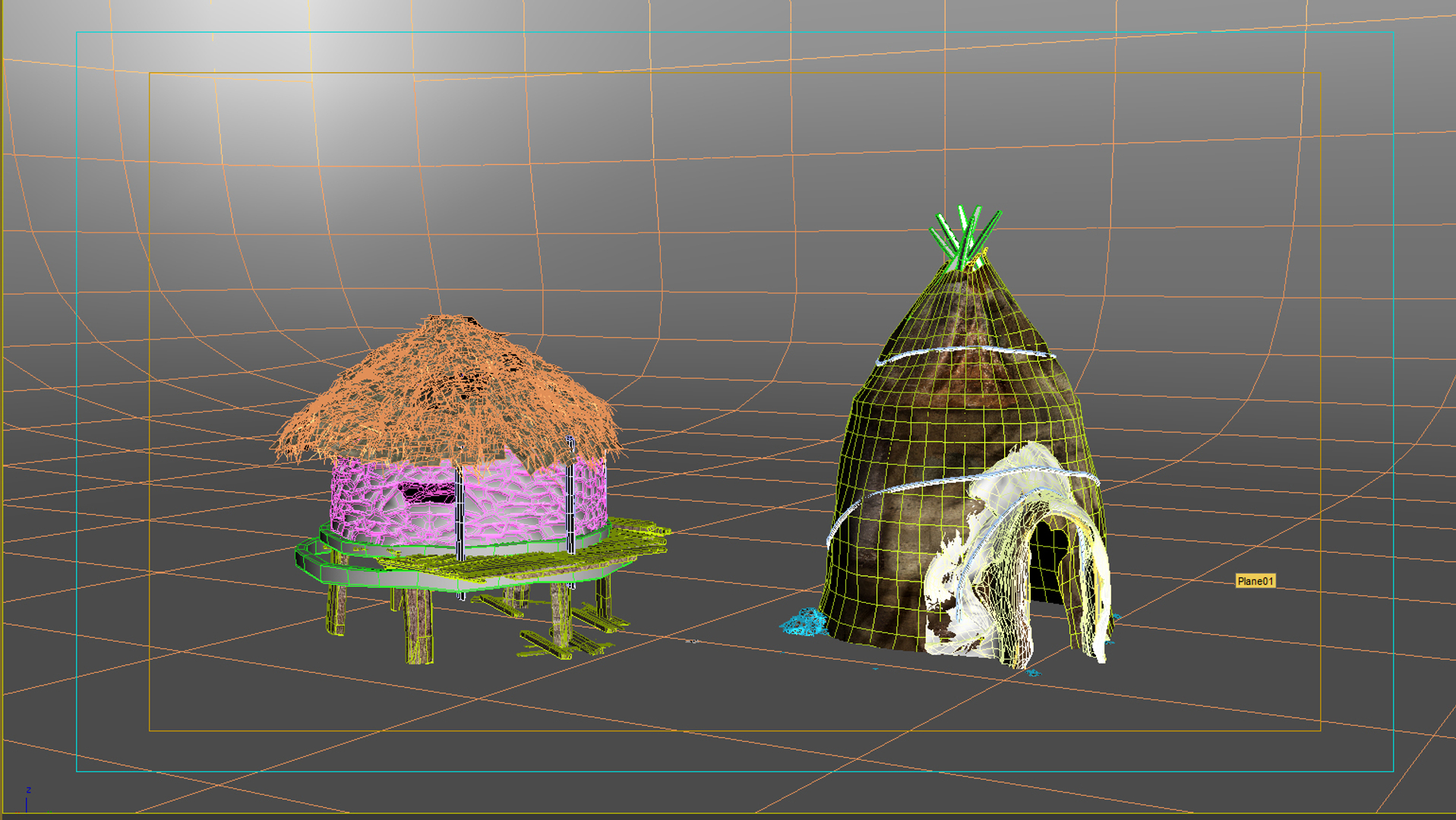 3d shack model