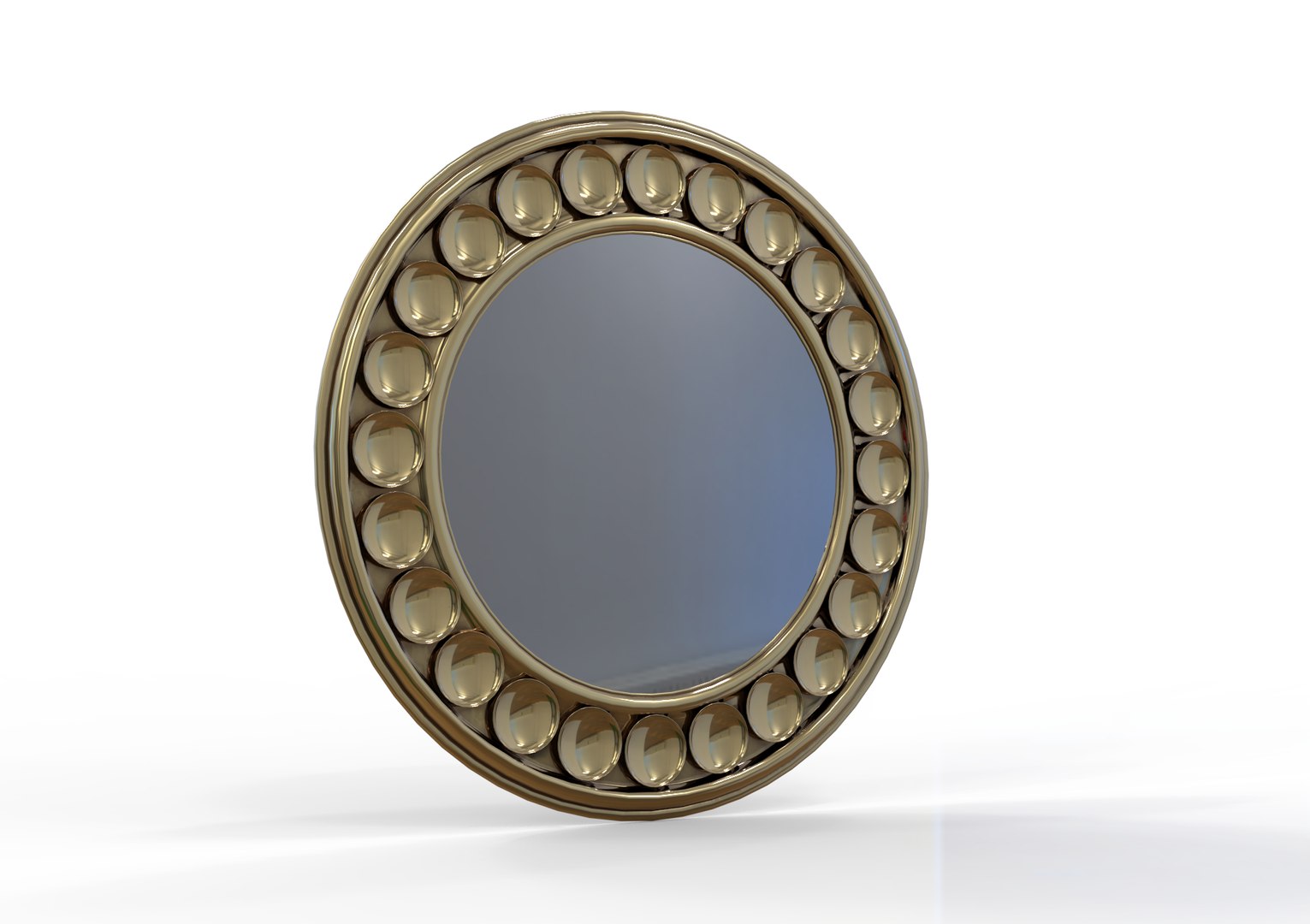 3D Model Round Mirror Frame 001 - TurboSquid 1818011
