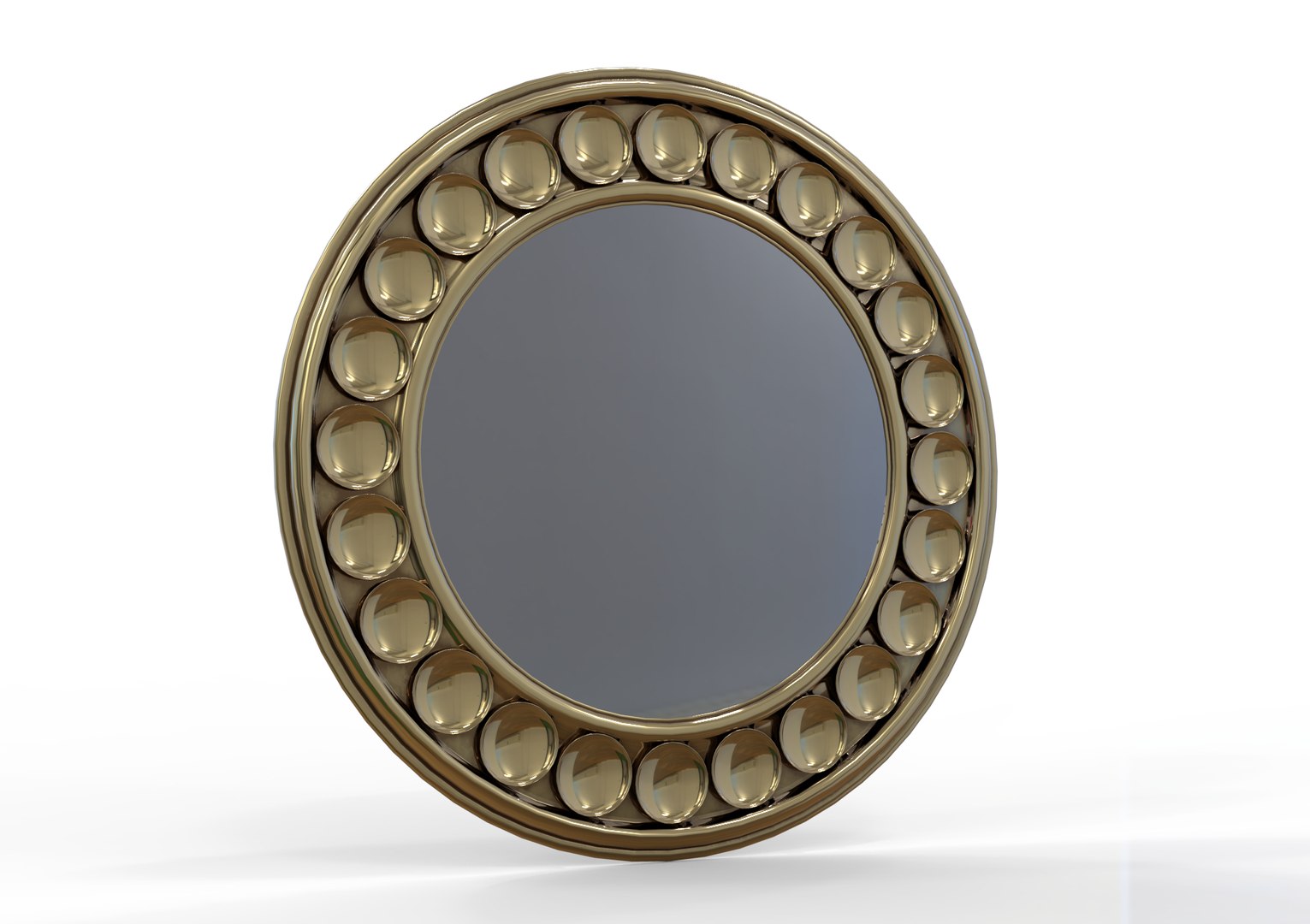 3D Model Round Mirror Frame 001 - TurboSquid 1818011