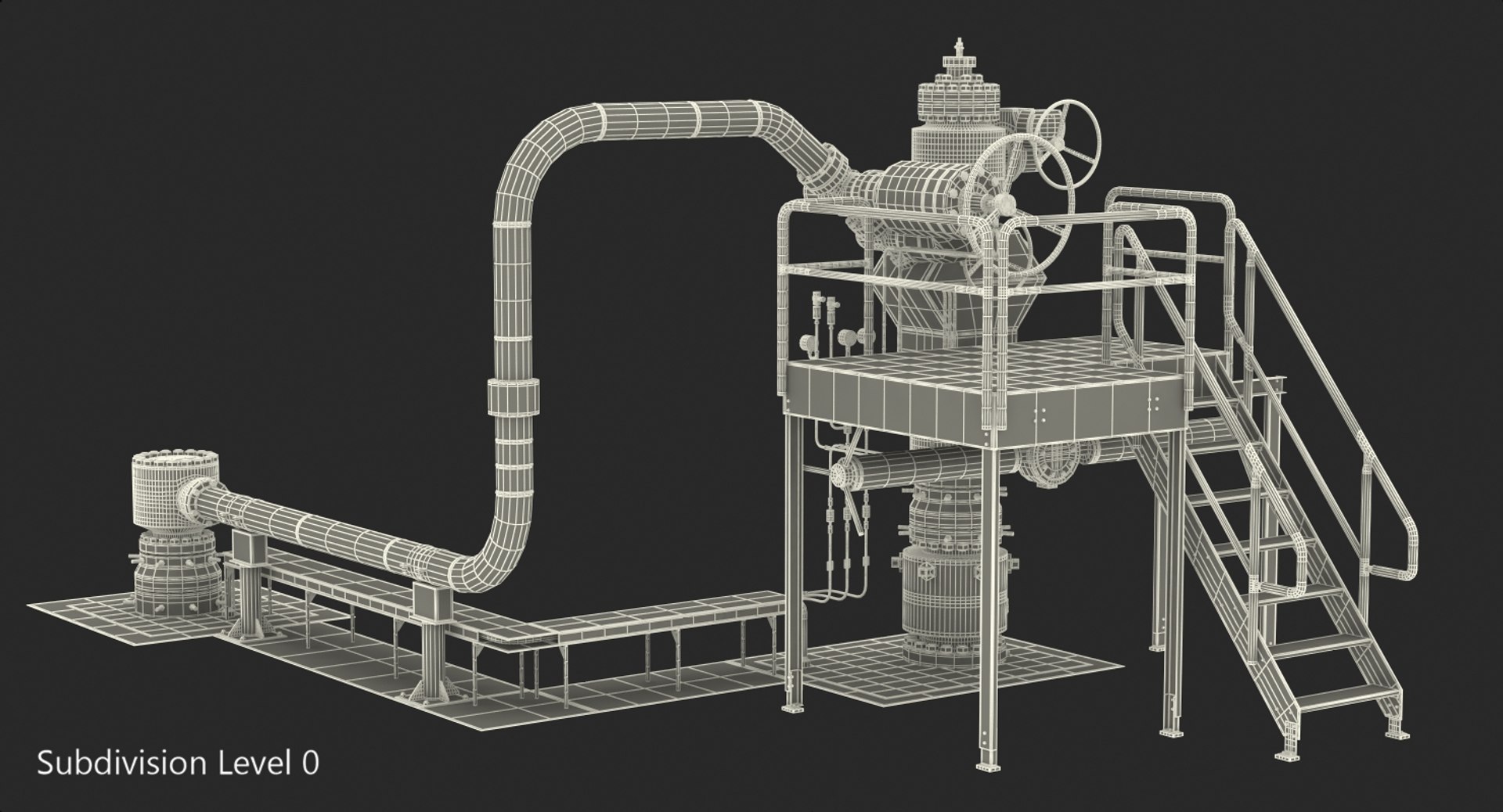 Oil Wellhead 3D Model - TurboSquid 1297045