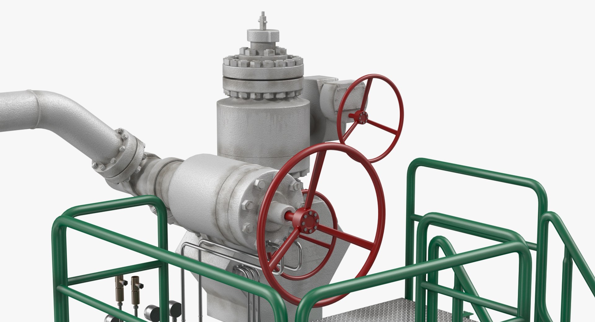 Oil Wellhead 3D Model - TurboSquid 1297045