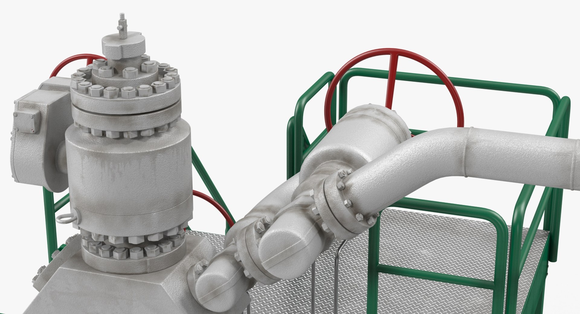 Oil wellhead 3D model - TurboSquid 1297045