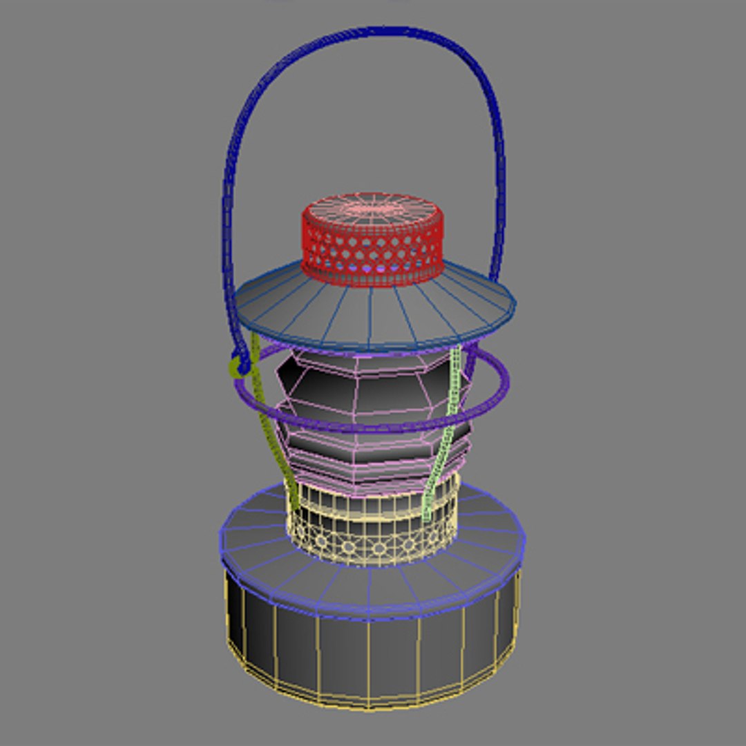 3ds Max Lantern Light Lamp