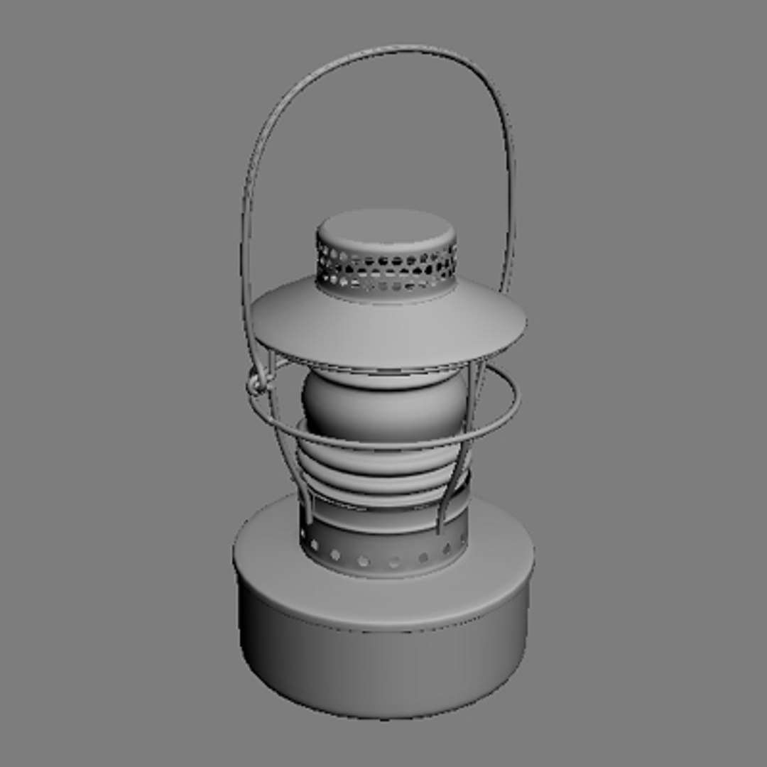 3ds Max Lantern Light Lamp