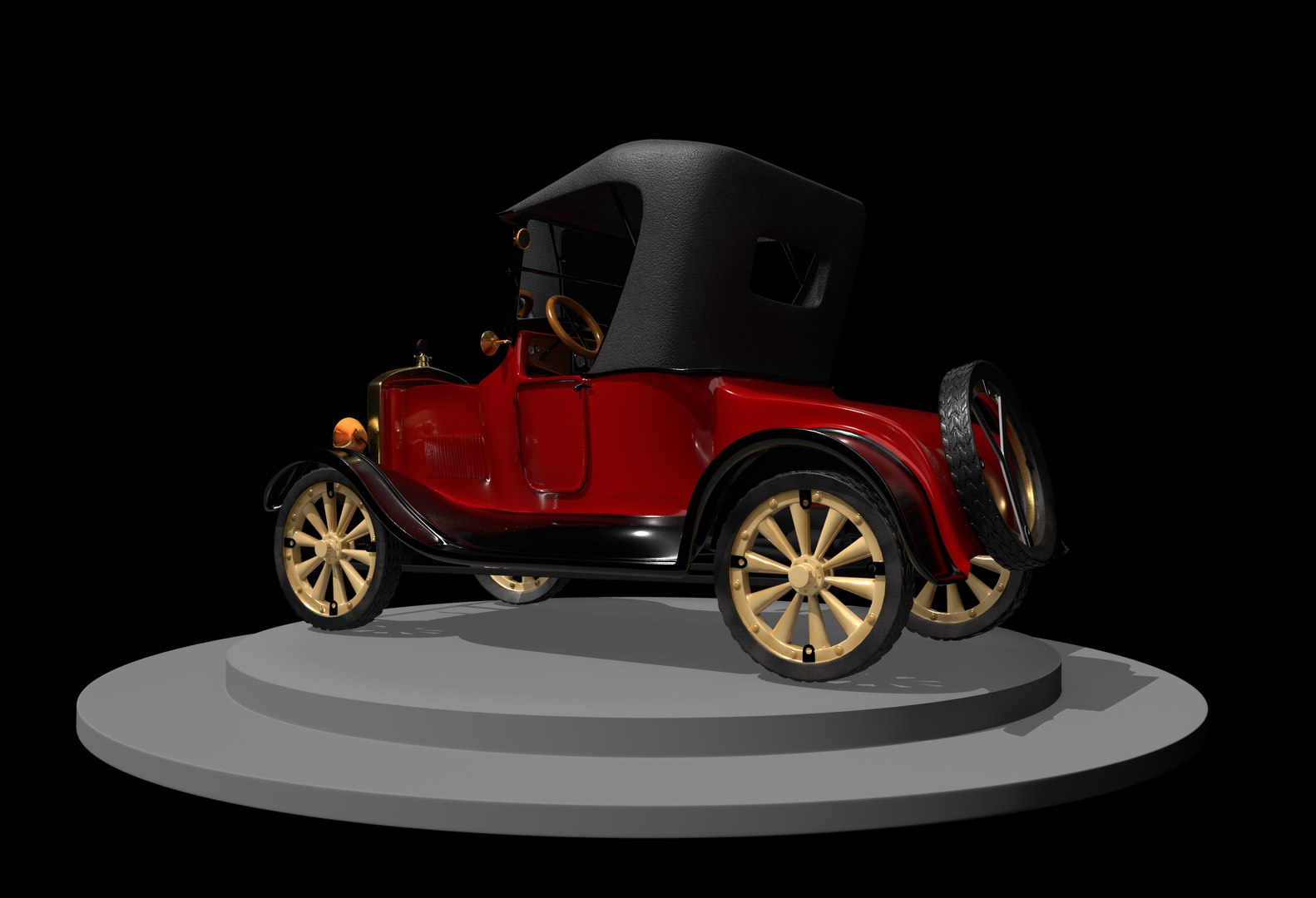 Ford Model T 3D Model - TurboSquid 1963450