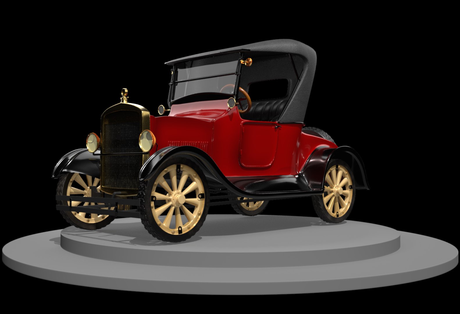 Ford Model T 3D Model - TurboSquid 1963450
