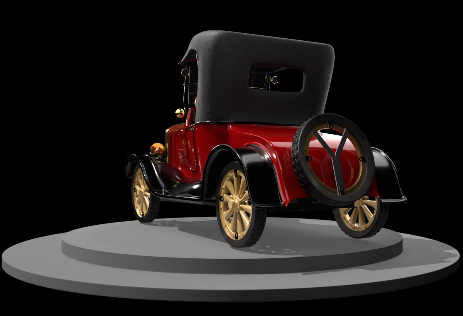 Ford Model T 3D Model - TurboSquid 1963450