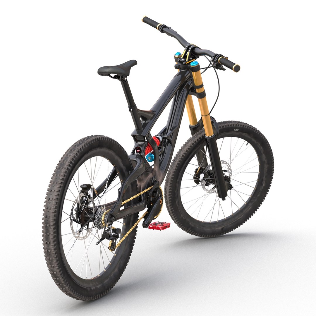 3d model modern bikes rigged