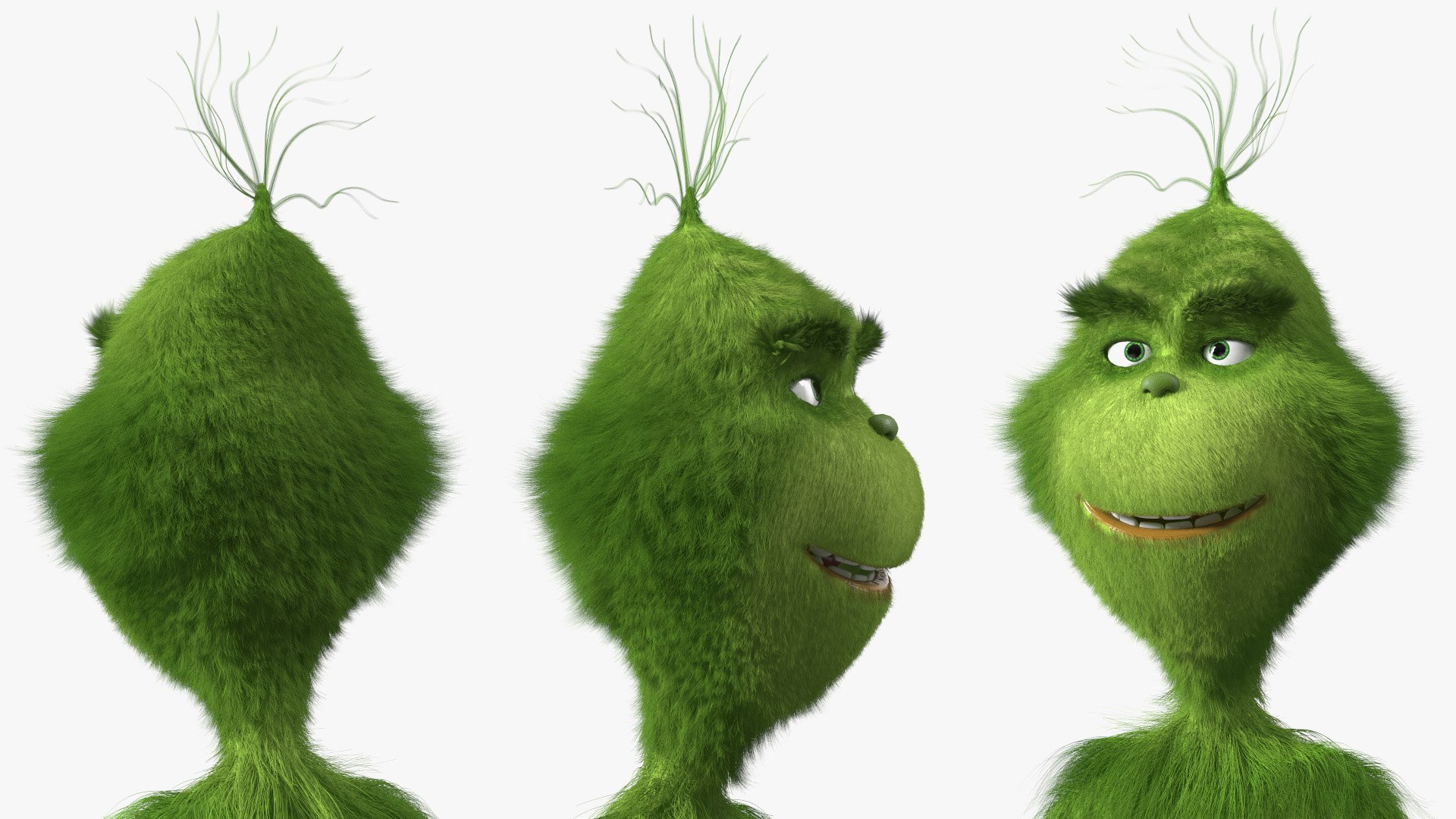 The Grinch Character T-Pose Fur 3D model - TurboSquid 2115189