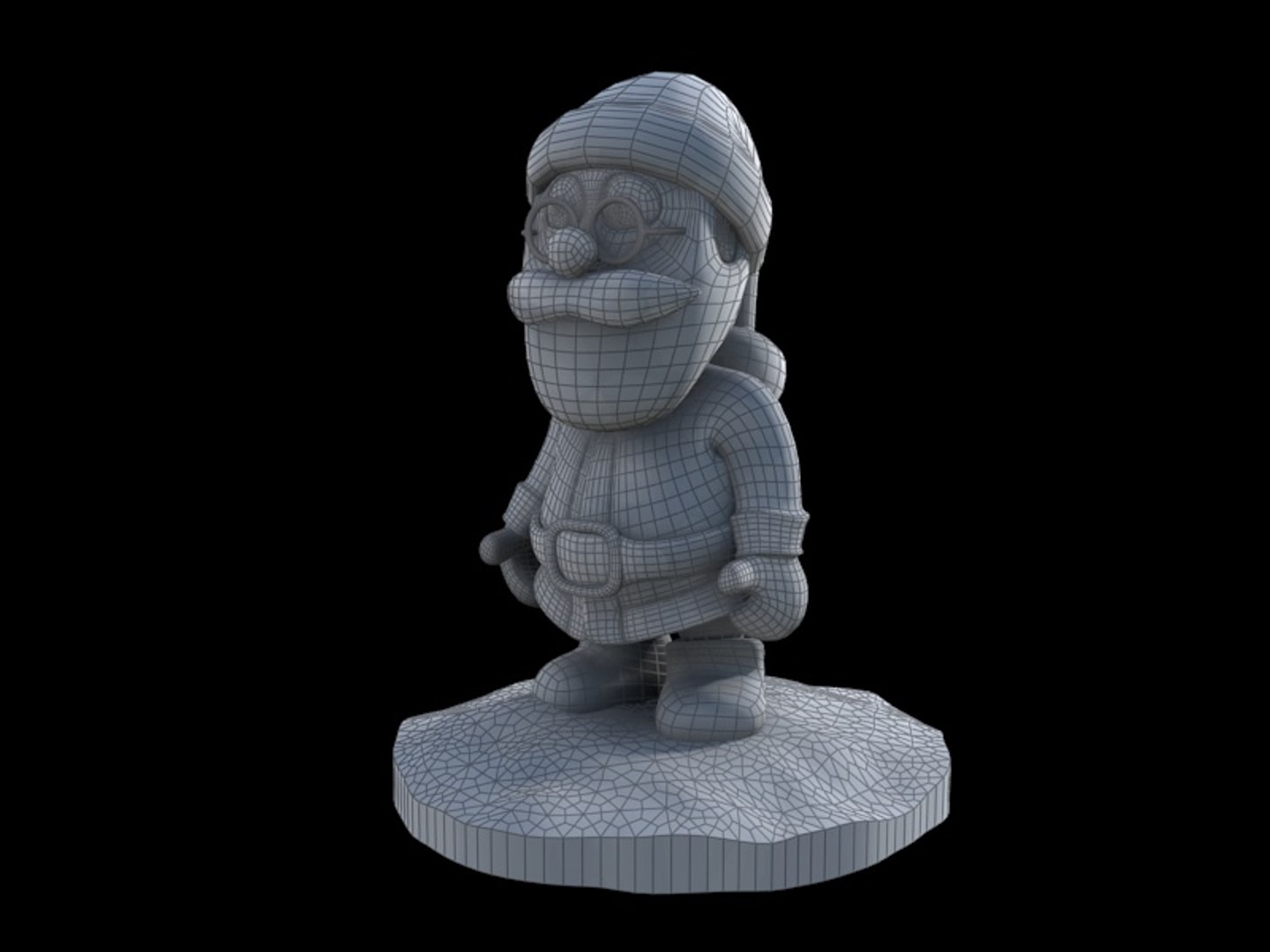 Santa Print-ready Christmas 3d Model