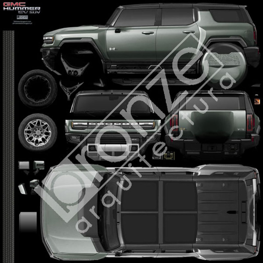 GMC Hummer EV SUV 2024 3D Model - TurboSquid 2312933