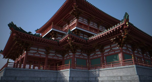 Chinese palace 1 3D model - TurboSquid 1151051