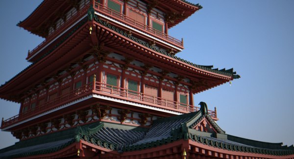 Chinese palace 1 3D model - TurboSquid 1151051