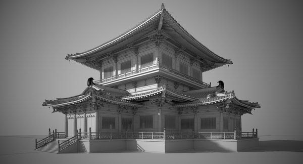 Chinese palace 1 3D model - TurboSquid 1151051