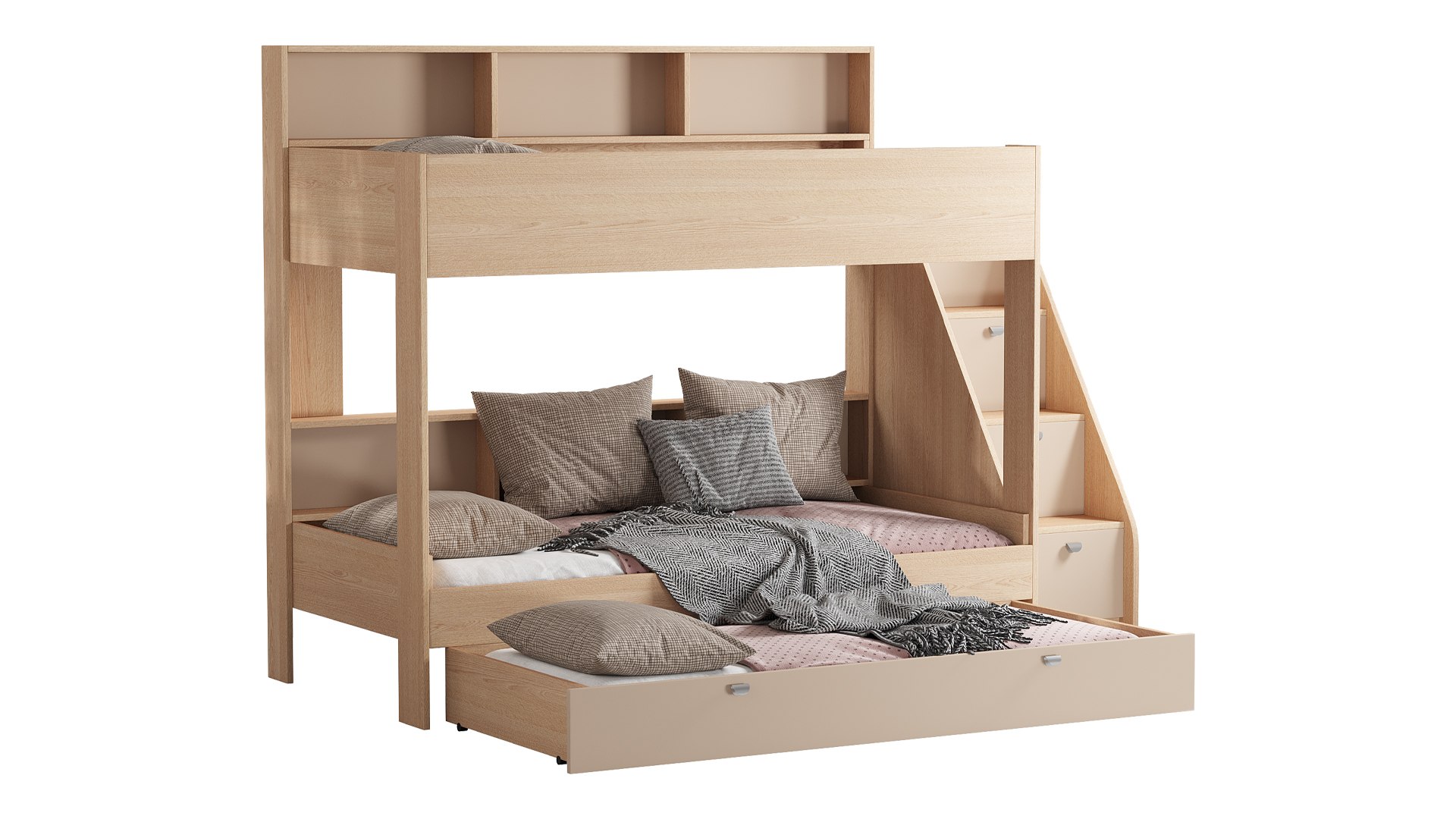3D Three-tier Bed Golden Kids 10 - TurboSquid 2188241