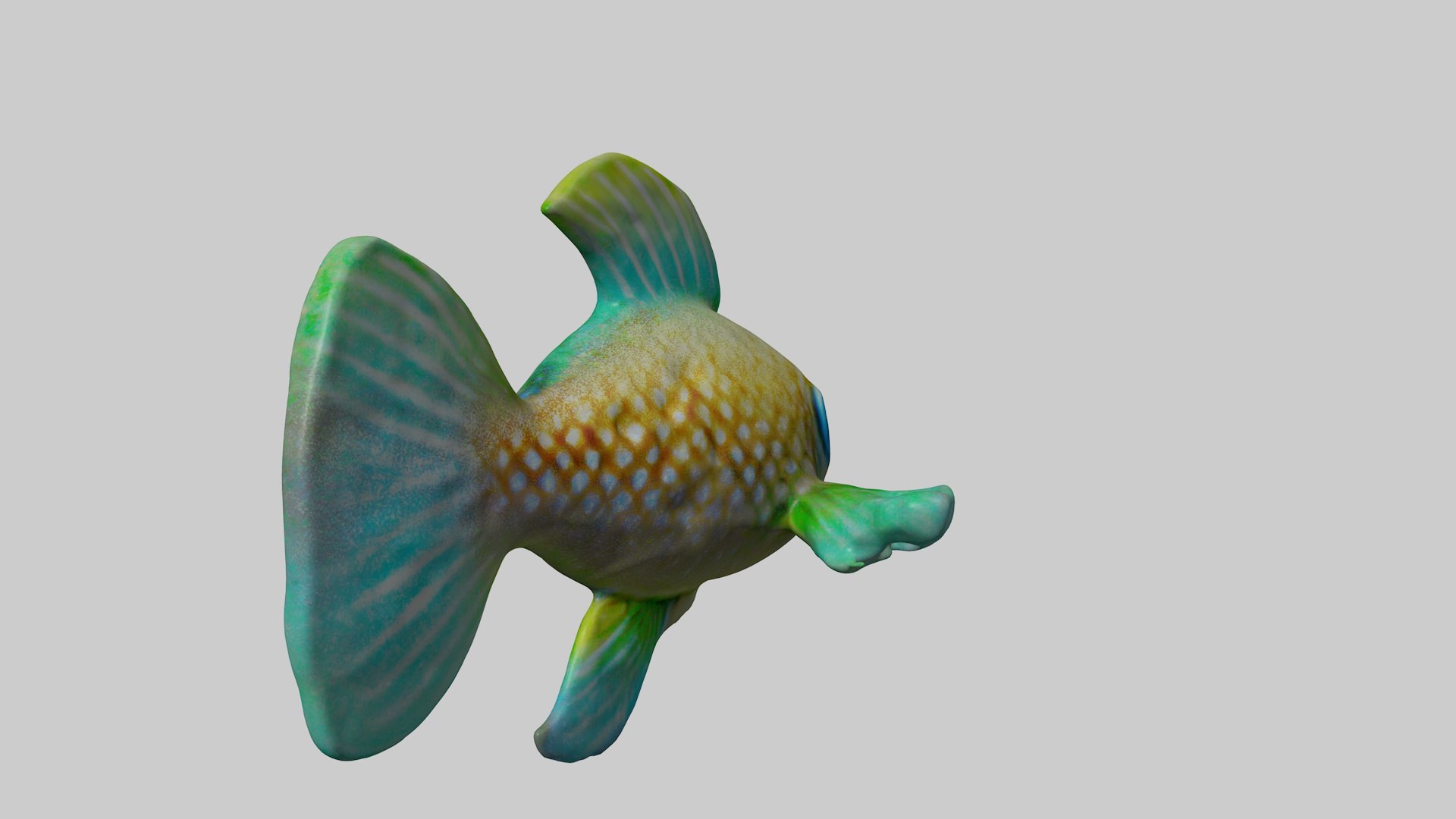 3D Bioluminescent Fish 3 Model - TurboSquid 2169495