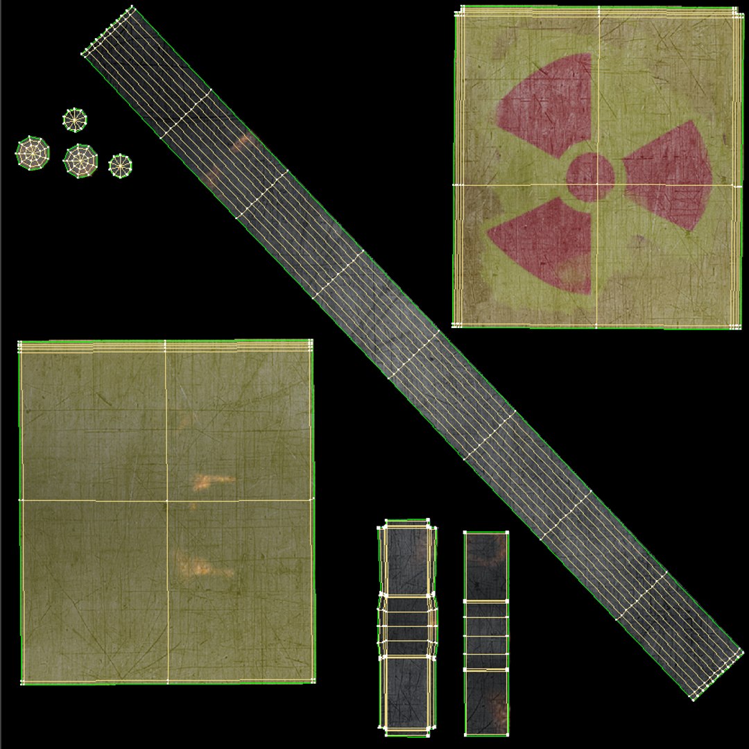 3D Radiation Symbol - TurboSquid 1261772