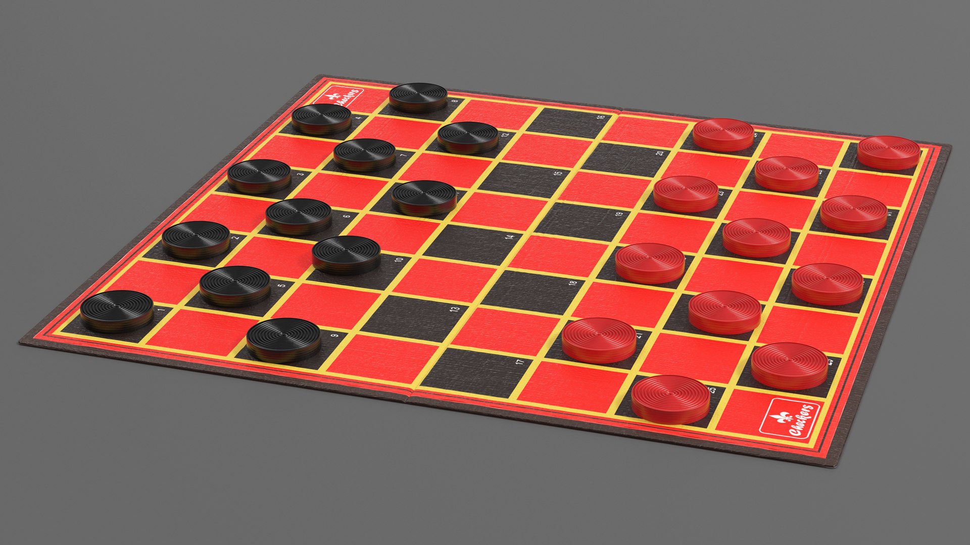 Checker Set 3D - TurboSquid 2146028