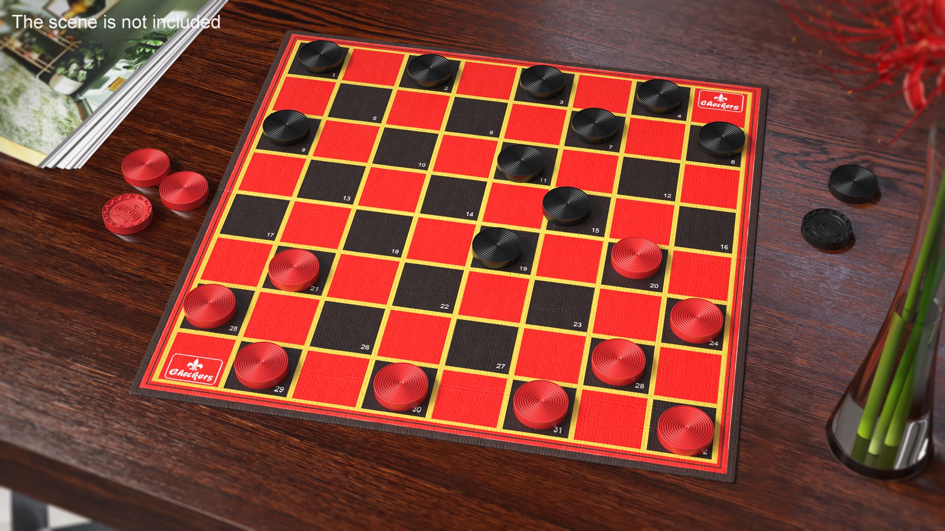 Checker Set 3D - TurboSquid 2146028
