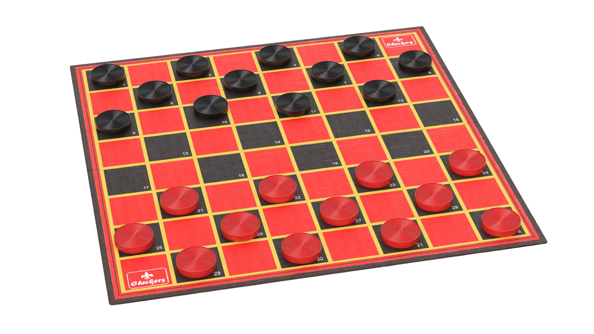 Checker Set 3D - TurboSquid 2146028