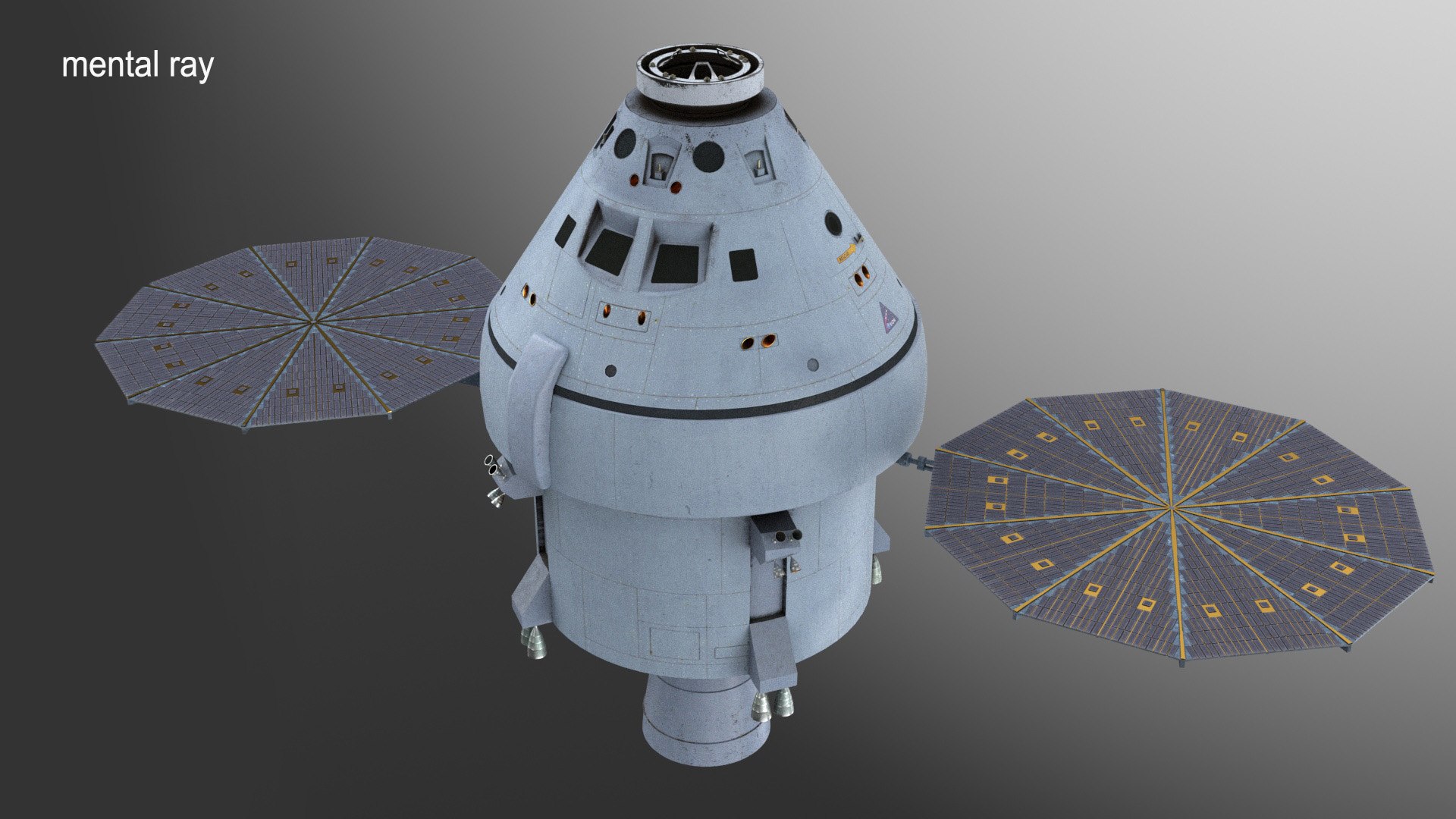 Orion Space Capsule 3d Model