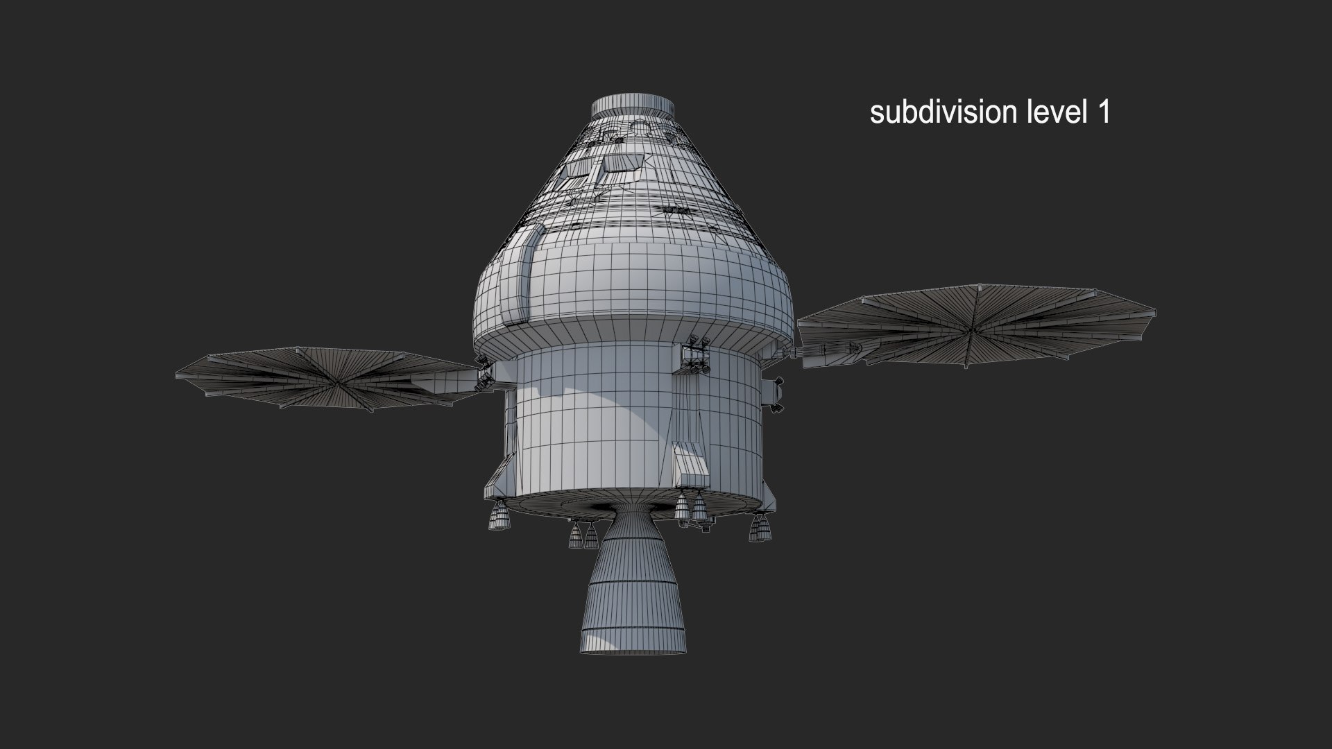 Orion Space Capsule 3d Model