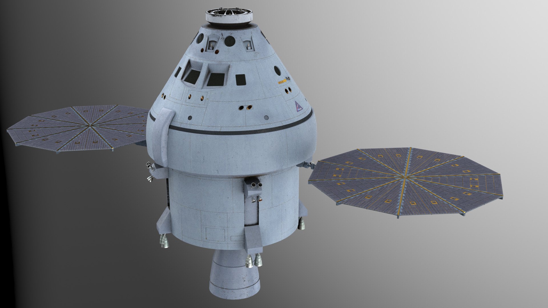 Orion Space Capsule 3d Model