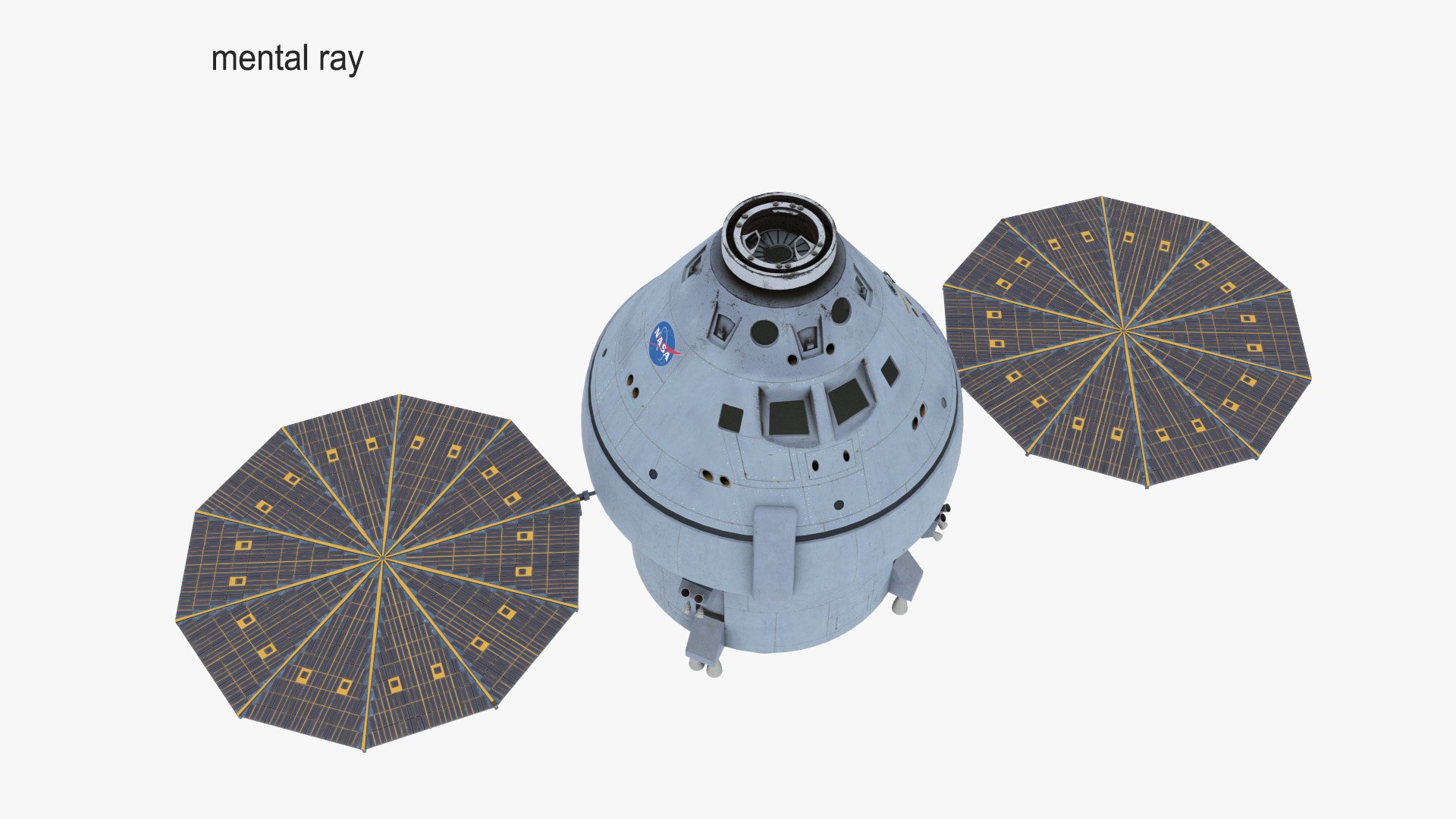 Orion Space Capsule 3d Model