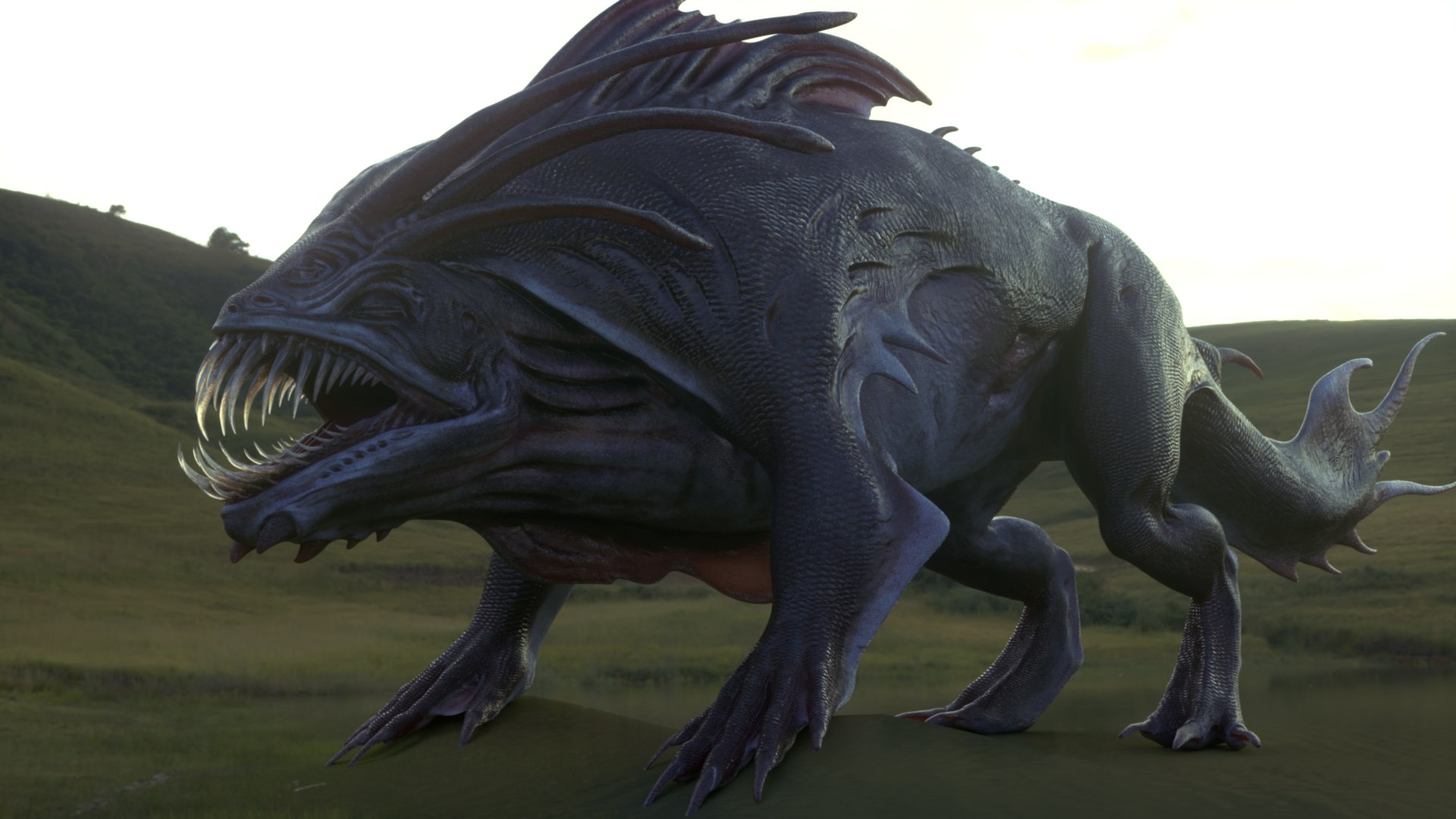 3D Mutant Fish Model Sea Creature - TurboSquid 2104233