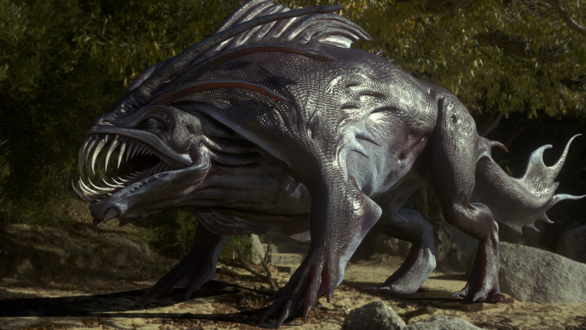 3D Mutant Fish Model Sea Creature - TurboSquid 2104233