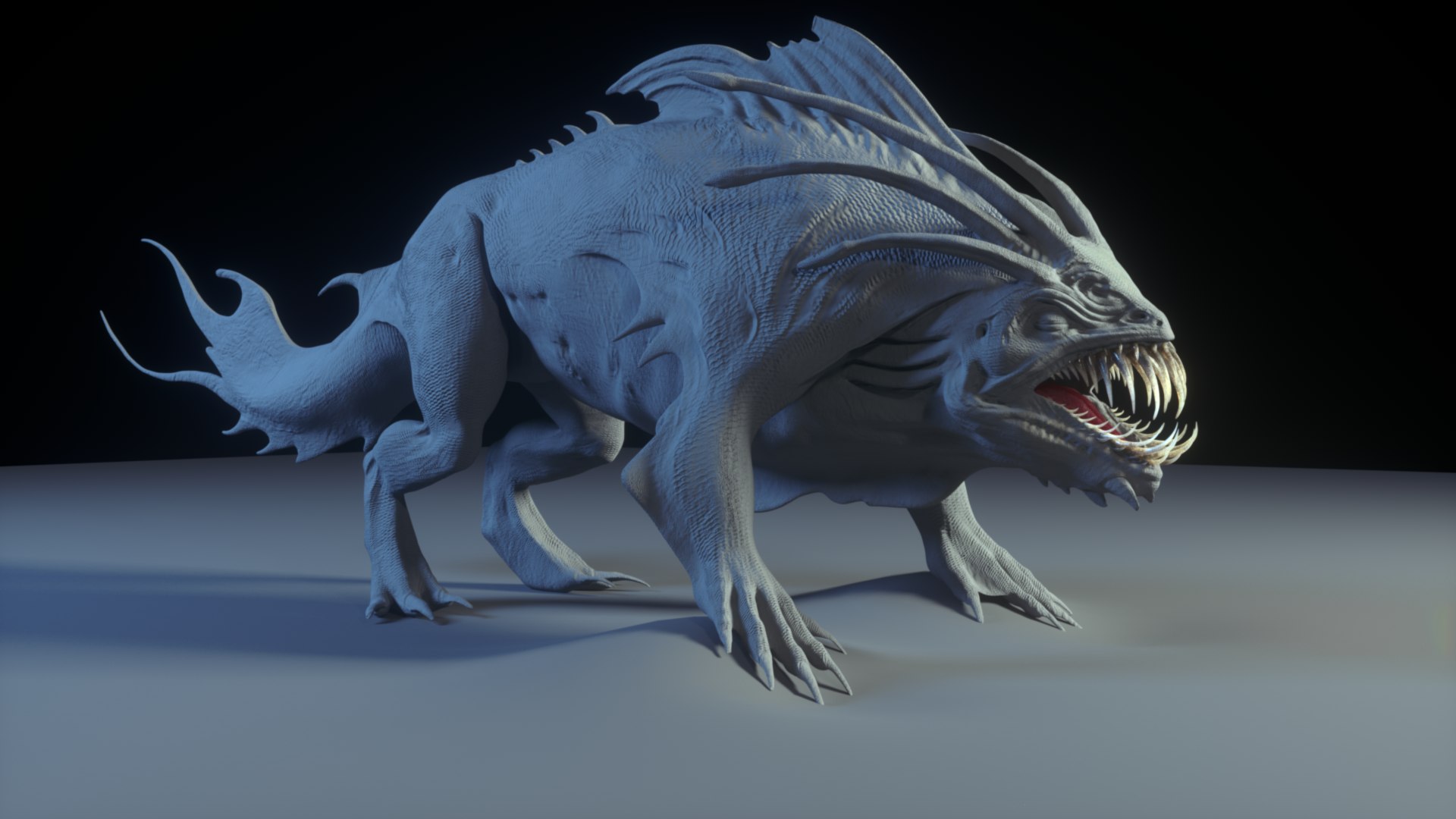 3D Mutant Fish Model Sea Creature - TurboSquid 2104233