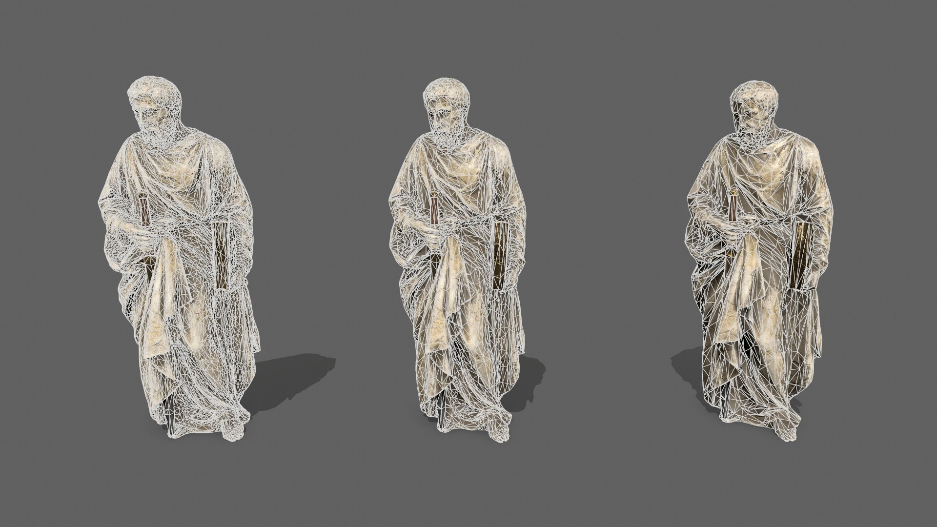 Old Man Statue 3D Model - TurboSquid 1970728