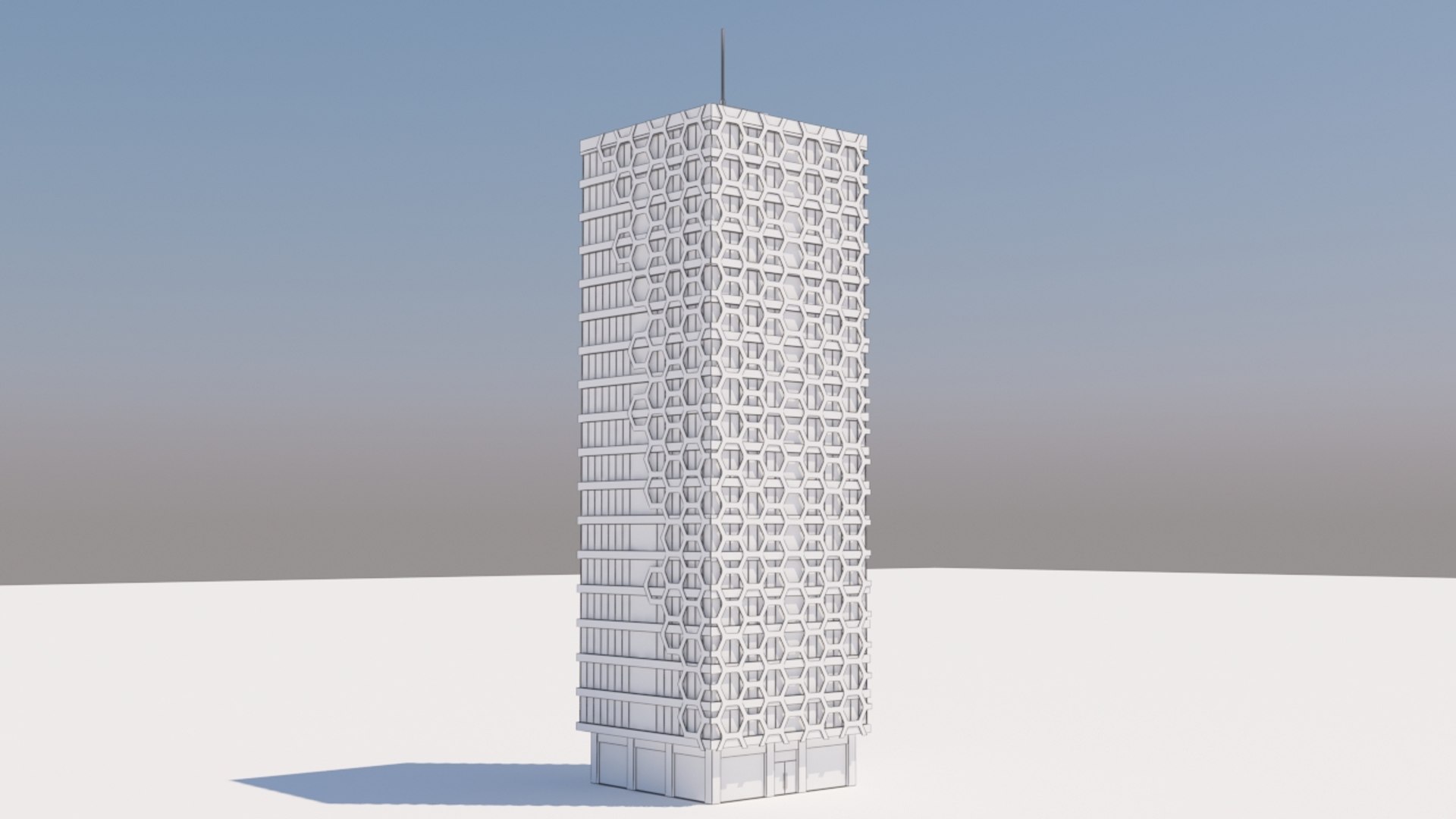 Building Skyscraper 3D Model - TurboSquid 1473528