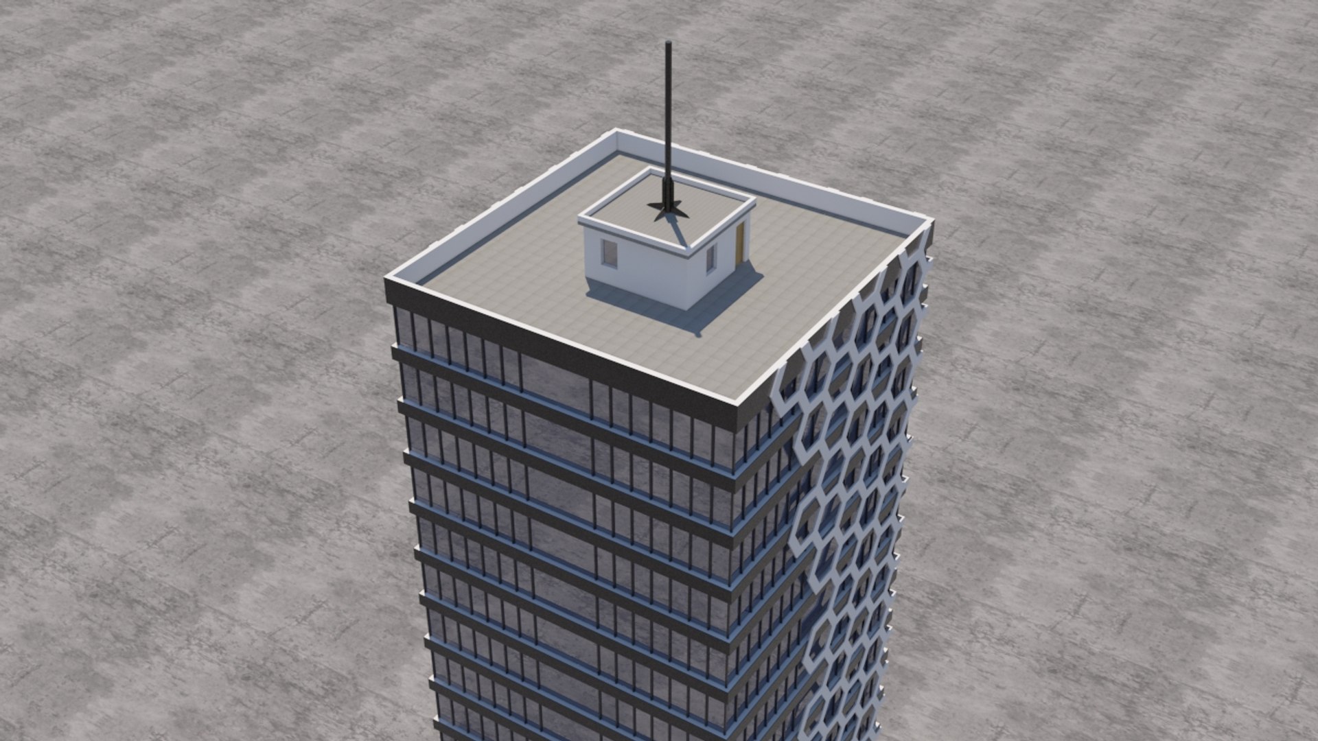 Building Skyscraper 3D Model - TurboSquid 1473528