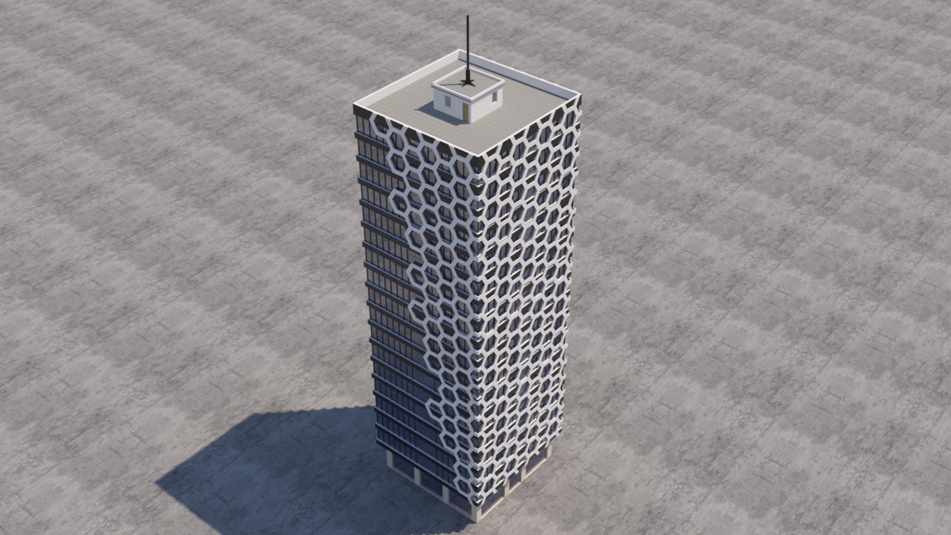 Building Skyscraper 3D Model - TurboSquid 1473528