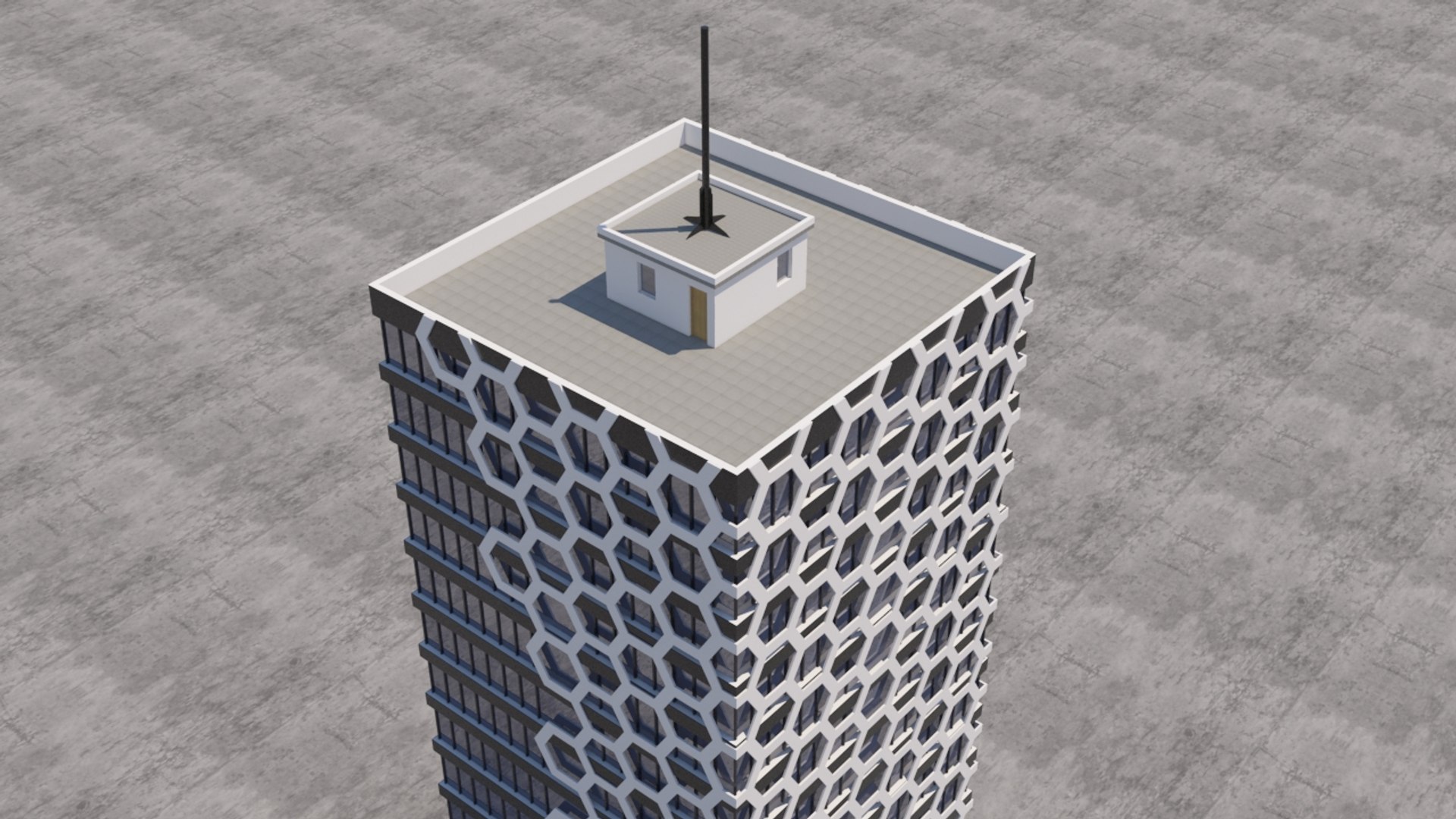 Building Skyscraper 3D Model - TurboSquid 1473528