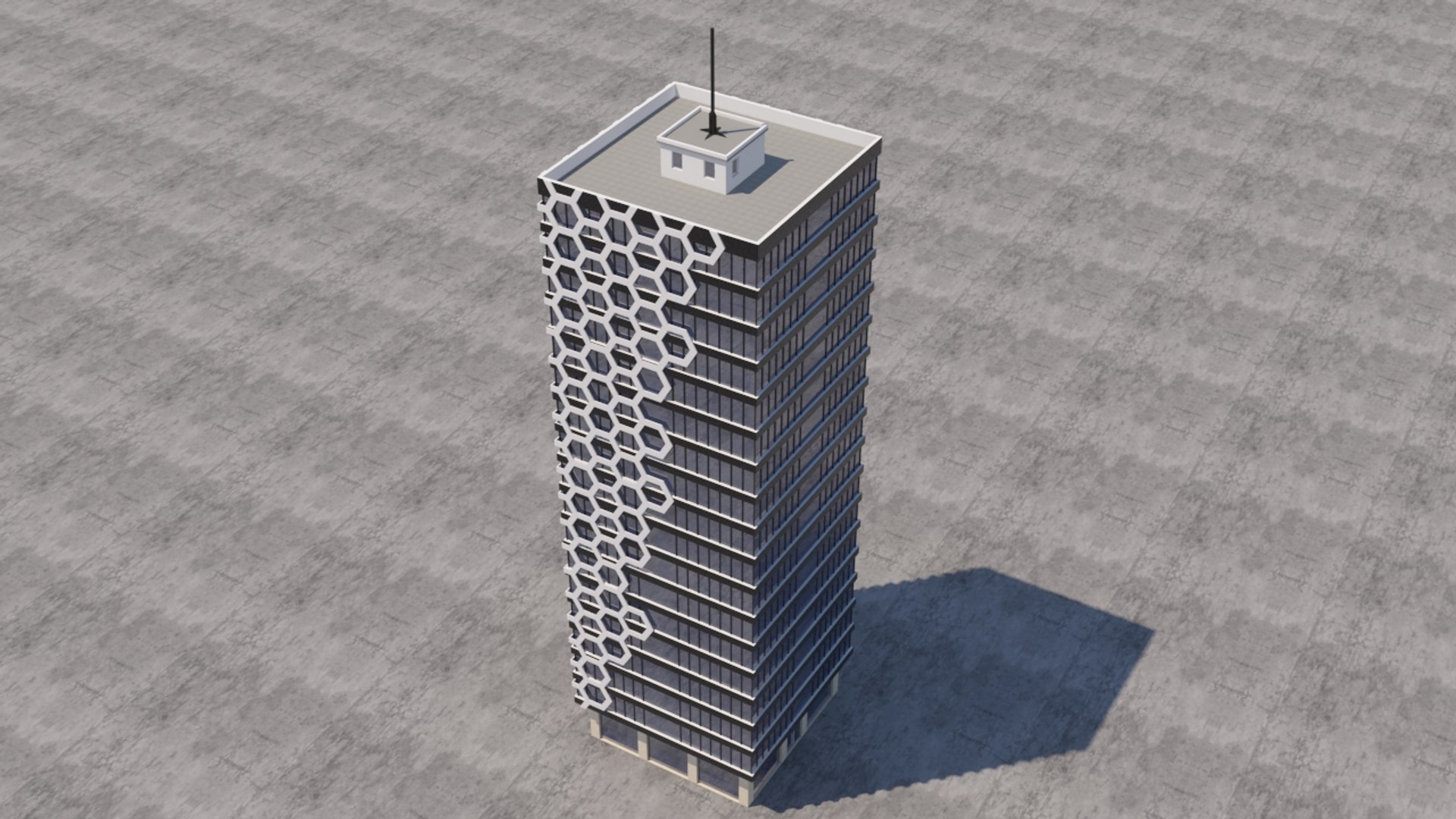 Building Skyscraper 3D Model - TurboSquid 1473528