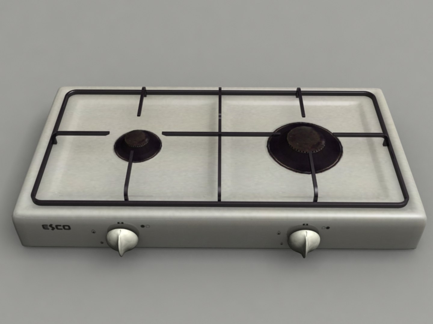 burner gas cooker 3d model