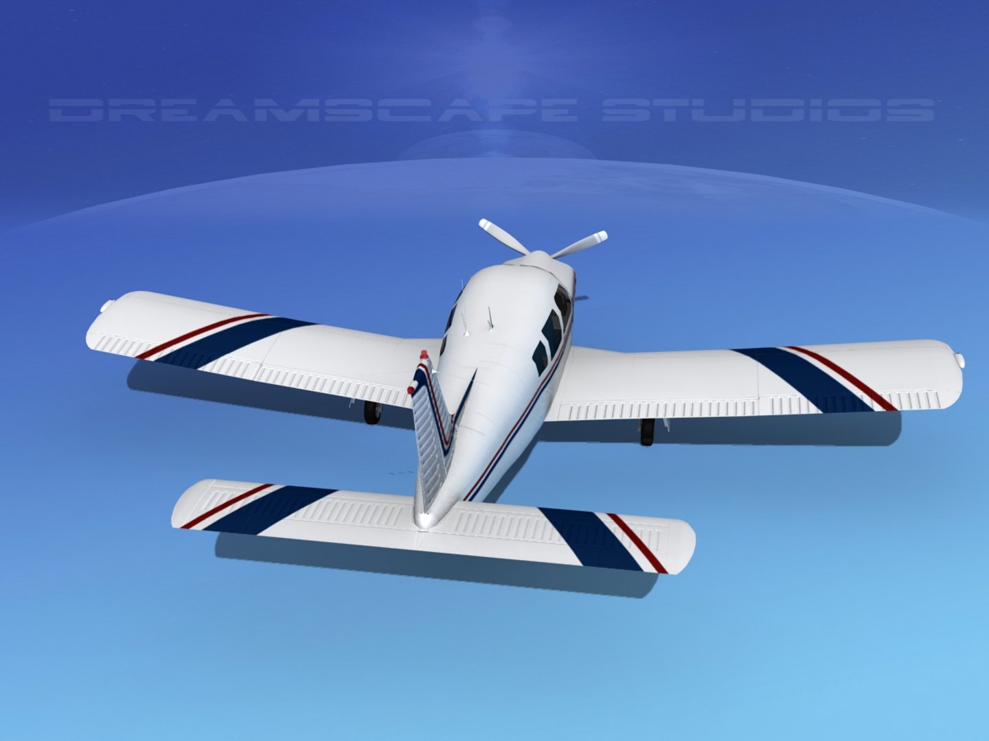 3d 3ds propeller piper turbo arrow