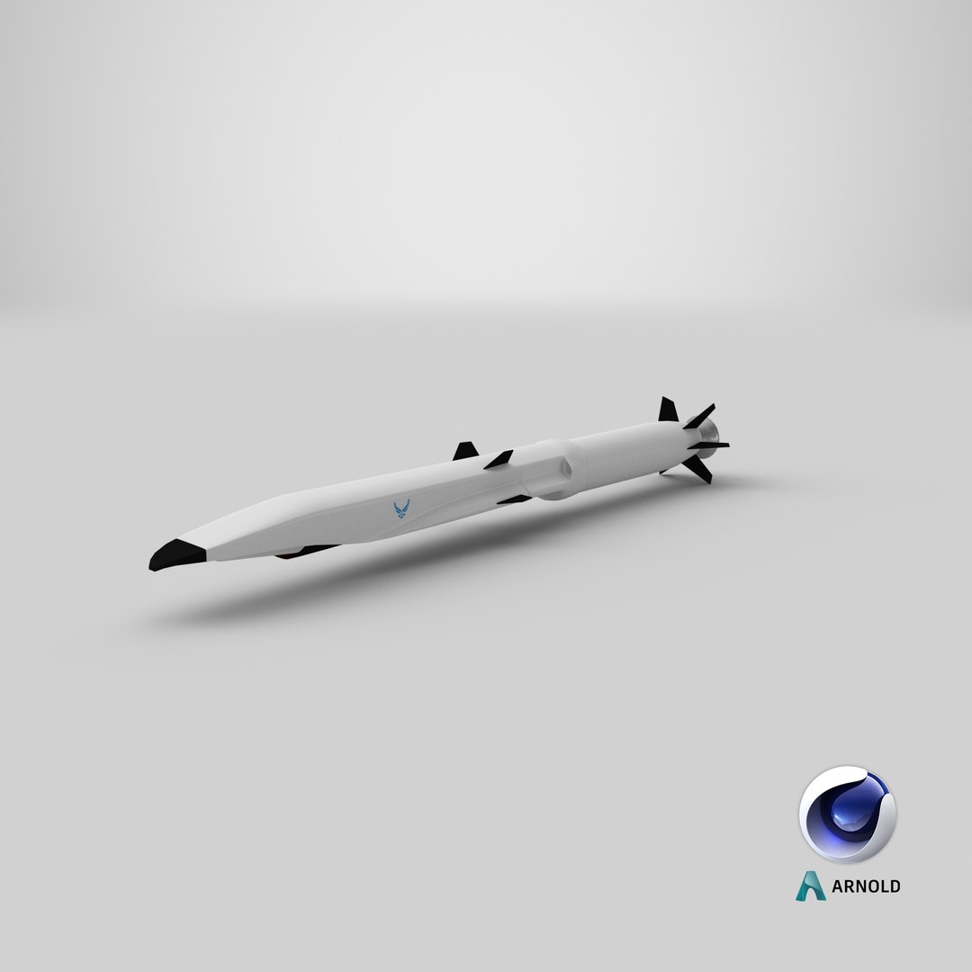 boeing x-51 cruise missile 3ds