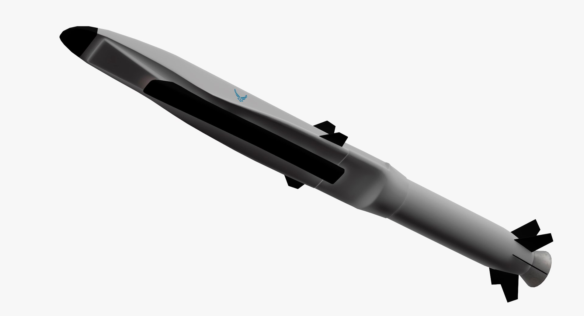 boeing x-51 cruise missile 3ds