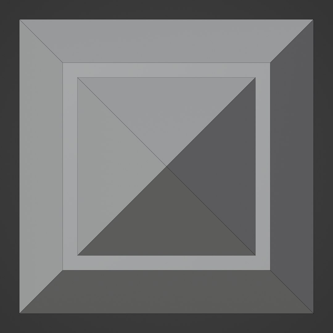 Pyramid Separated Into 2 Parts 3D - TurboSquid 2033247