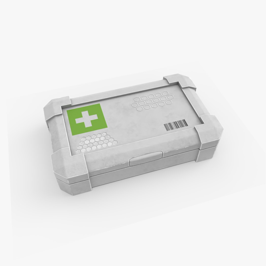 3D Aid Kit - TurboSquid 1519595